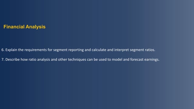 Financial analysis techniques | PPT