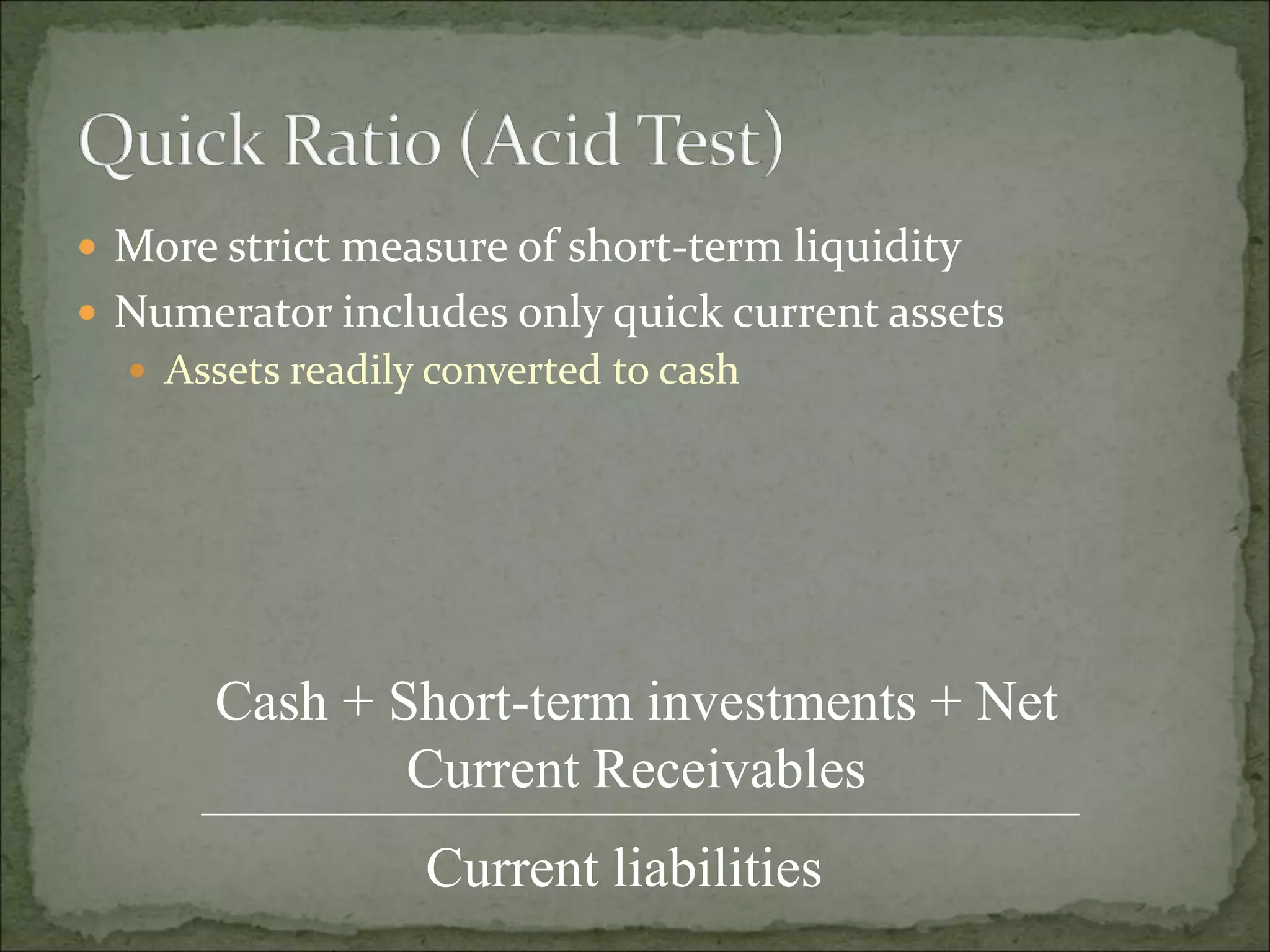 Financial Analysis Tools - Mark Kolta | PPT