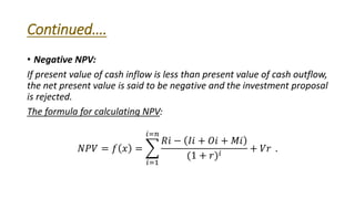 Financial and economic analysis | PPTX