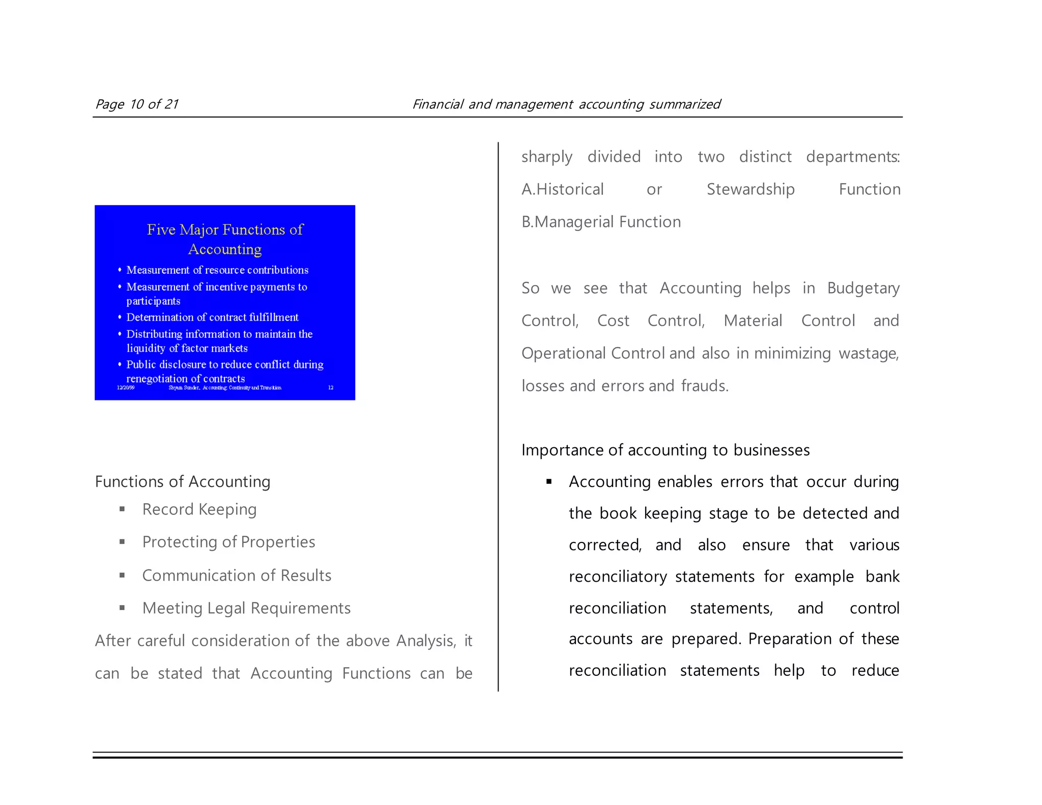 Financial and management accounting | PDF