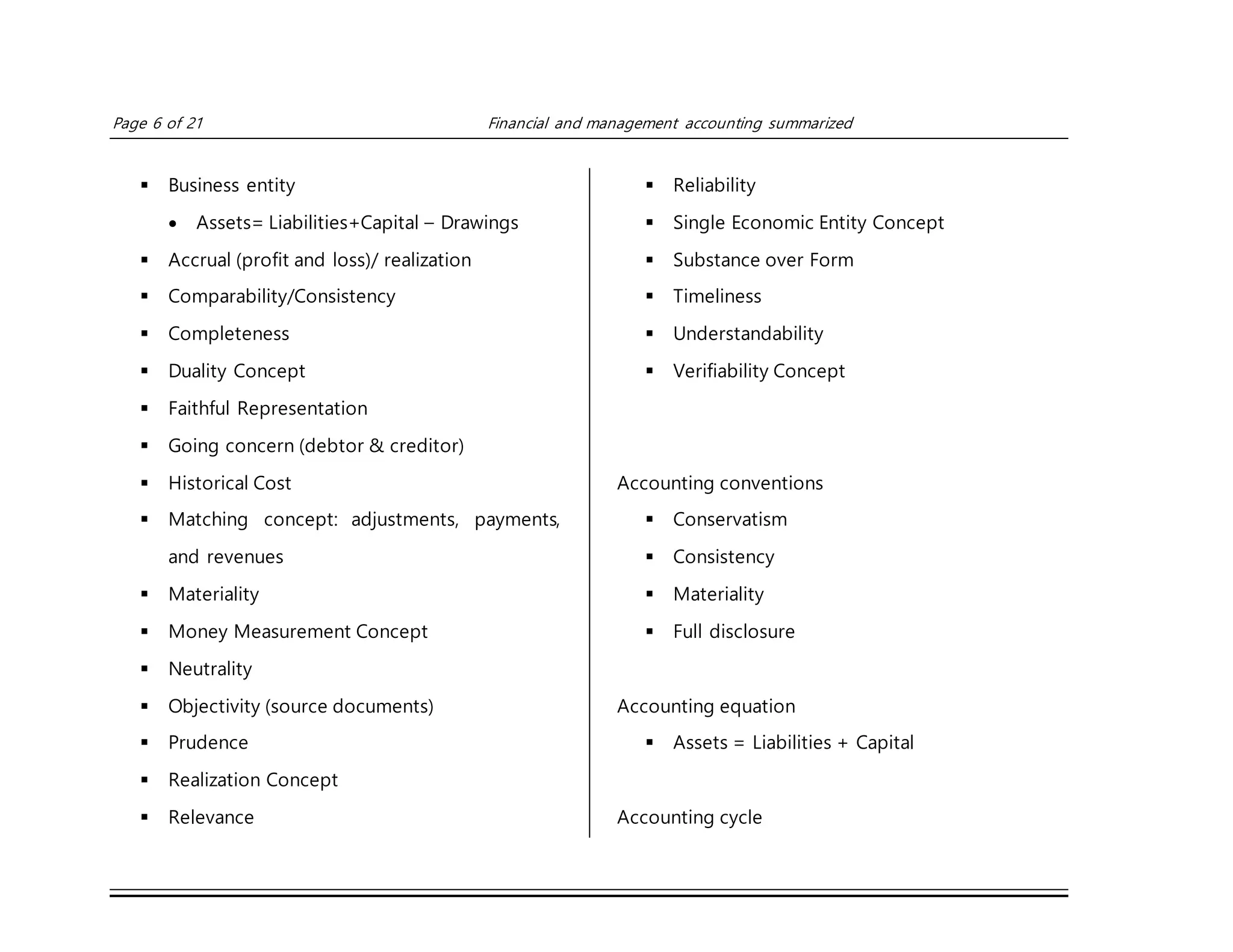 Financial and management accounting | PDF