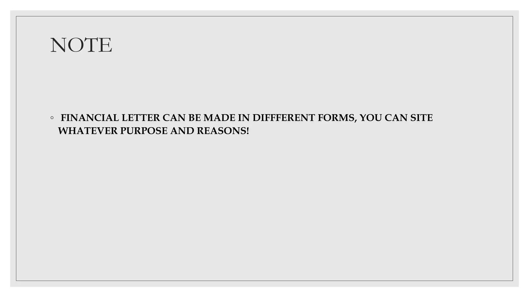 FINANCIAL ASSISTANCE LETTER SAMPLE.pptx | Digestive Disorders ...