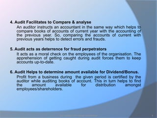 Financial audits reasons behind failures & some suggestions | PPT