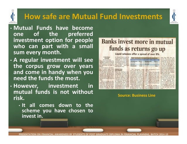 Financial awareness | PDF | Mutual Funds | Personal Investing