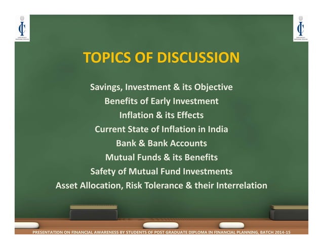 Financial awareness | PDF | Mutual Funds | Personal Investing