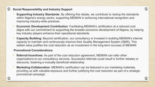 FINANCIAL BID FOR INSTALLATION AND CERTIFICATION OF MEMAN TO ISO 9001 2015.pptx | Business ...