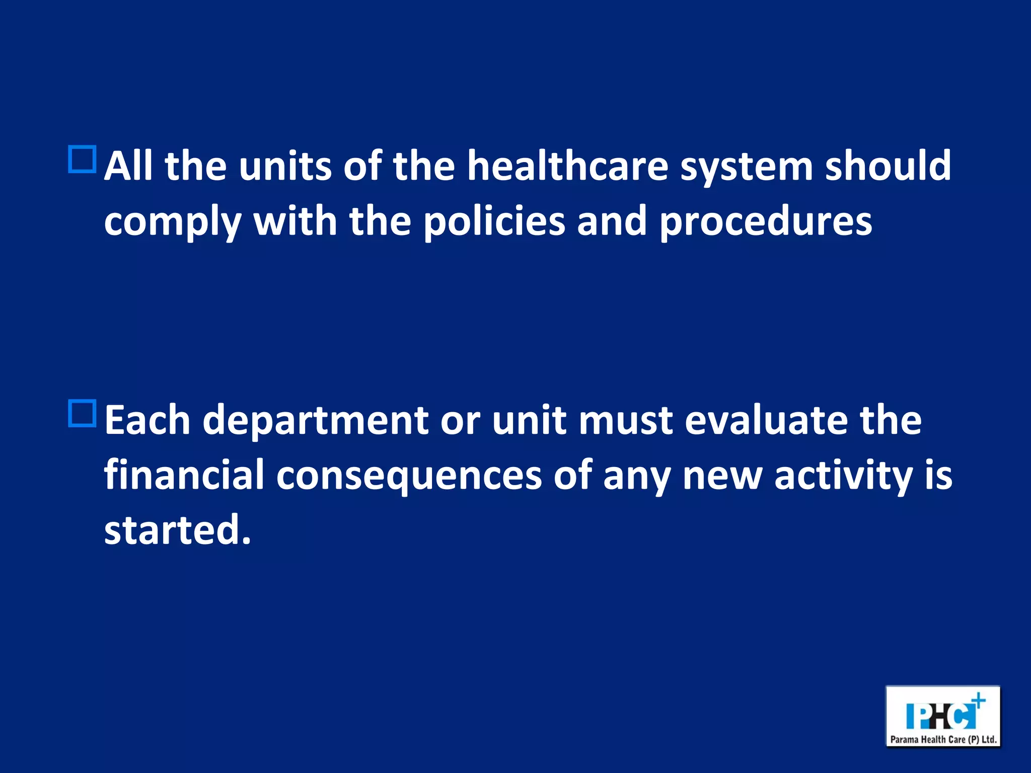 Financial budgeting for hospital | PPT