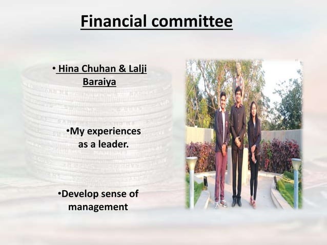 Financial committee lalji | PPT