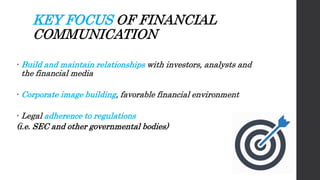 Introduction to Financial Communication | PPTX