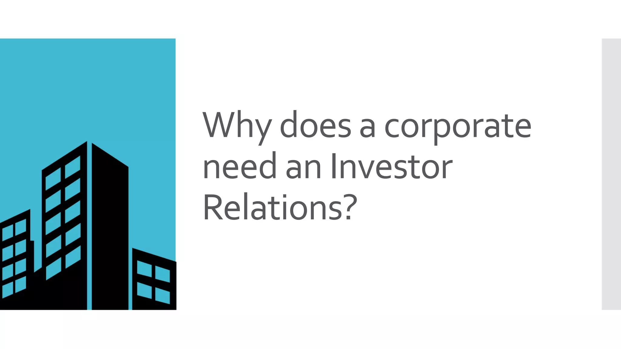 Financial Communication: Investor Relations | PPTX