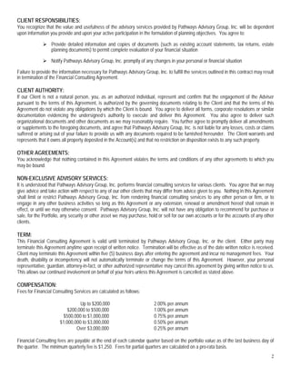 Financial consulting agreement | PDF