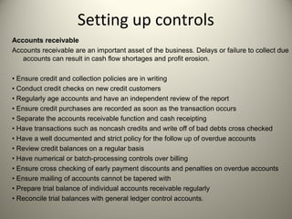 Financial controls for Businesses | PPT