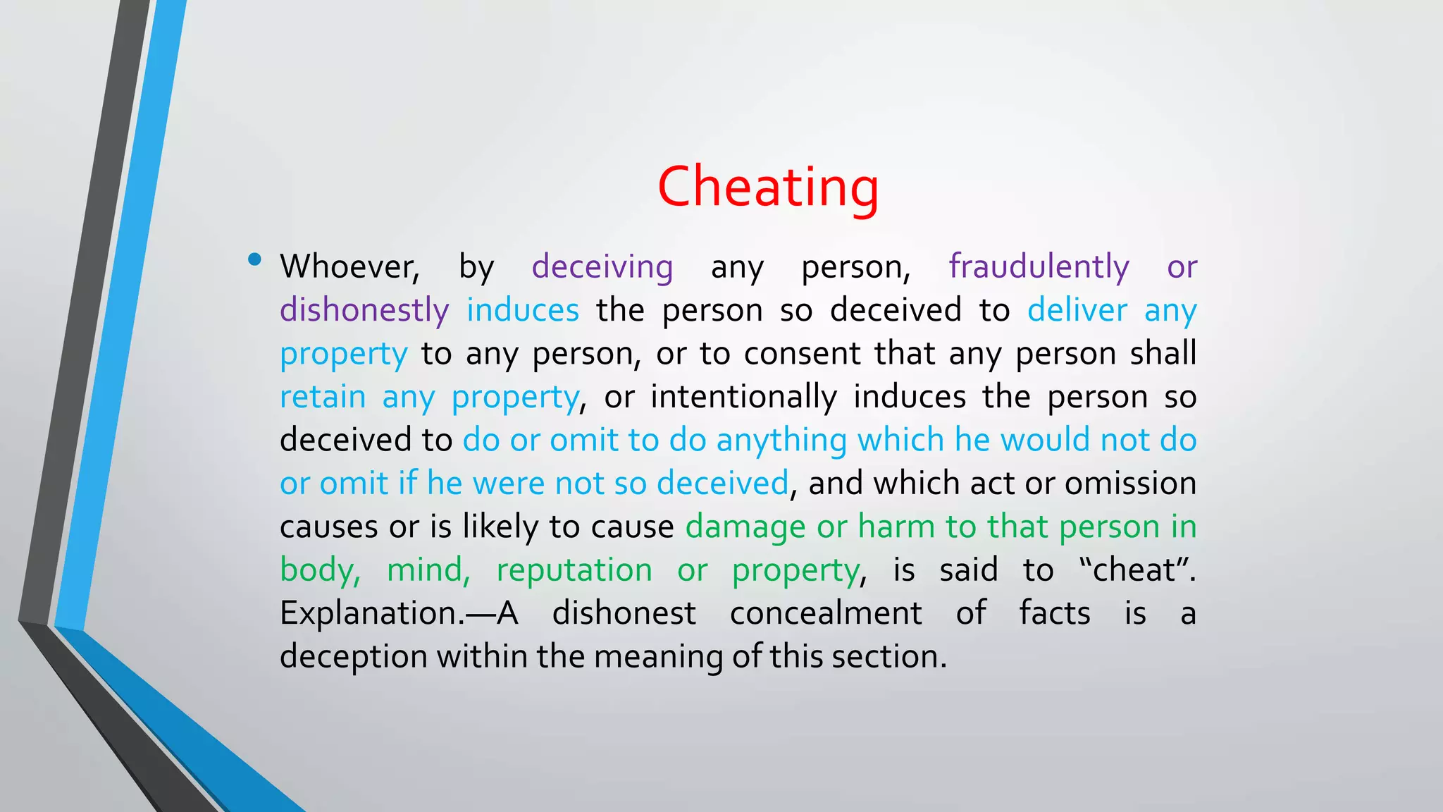 Financial Crimes - basic law.pptx | Crime & Harmful Acts to Individuals, Society & Human Right ...