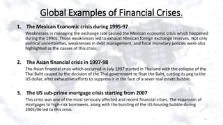 Financial crisis up to 2020 | PPTX