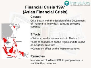 Financial Crisis Period | Finance | PPTX
