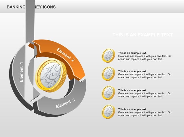 Financial Cycle Diagram for PowerPoint by PoweredTemplate.com