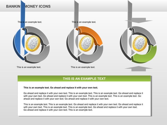 Financial Cycle Diagram for PowerPoint by PoweredTemplate.com