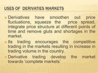 Financial derivatives | PPTX
