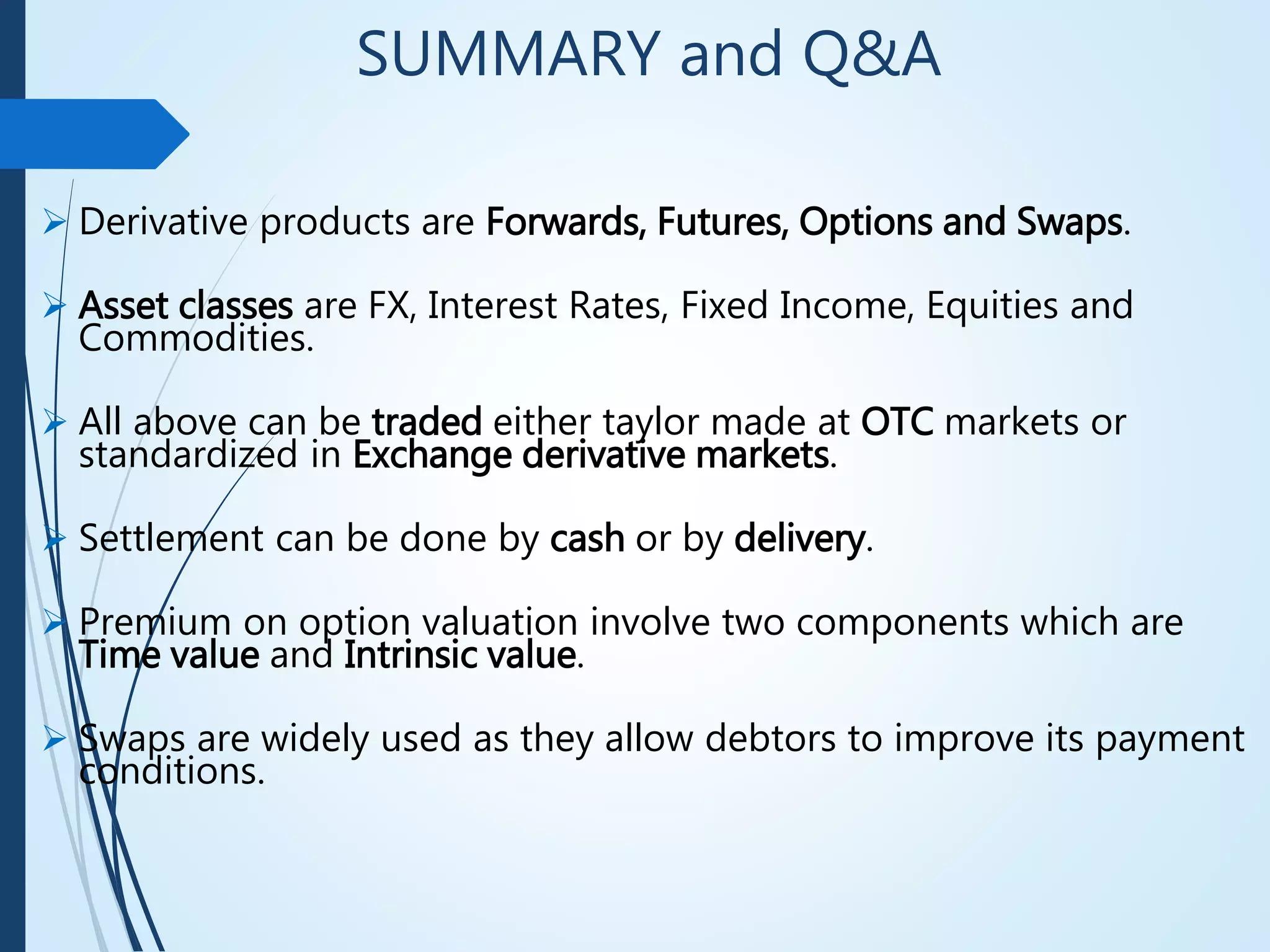 Guide to Financial Derivatives | PPSX