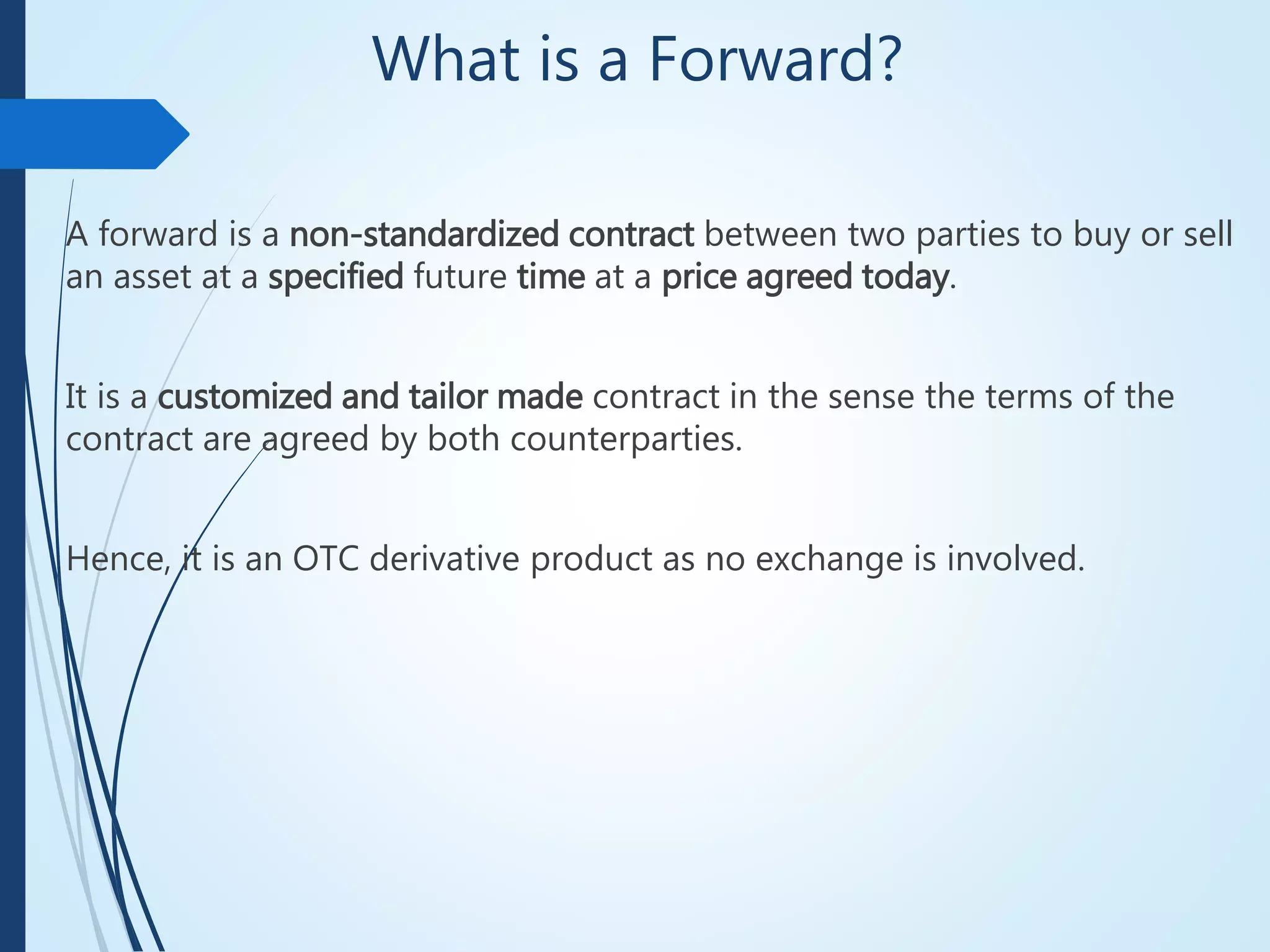 Guide to Financial Derivatives | PPSX