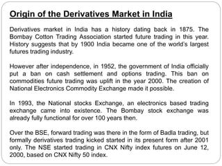 Financial derivatives | PPTX