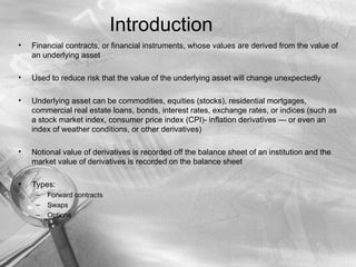 Background on Financial Derivatives .ppt