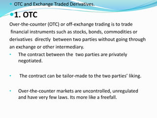 Financialderivativesppt priyanka | PPTX