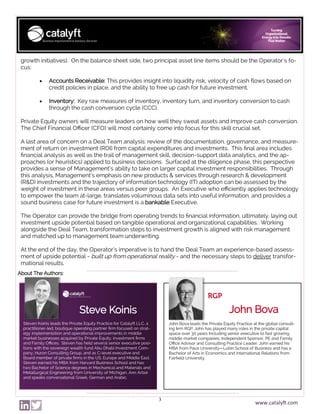 Financial Due Diligence via Operational Perspective | Co-Authors Steve ...