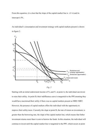 Financial economics coursework 1 | DOCX