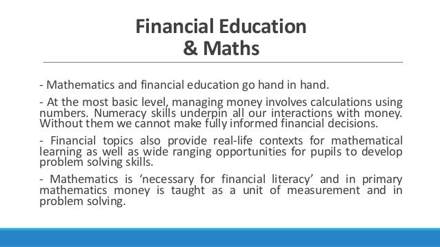 Financial education