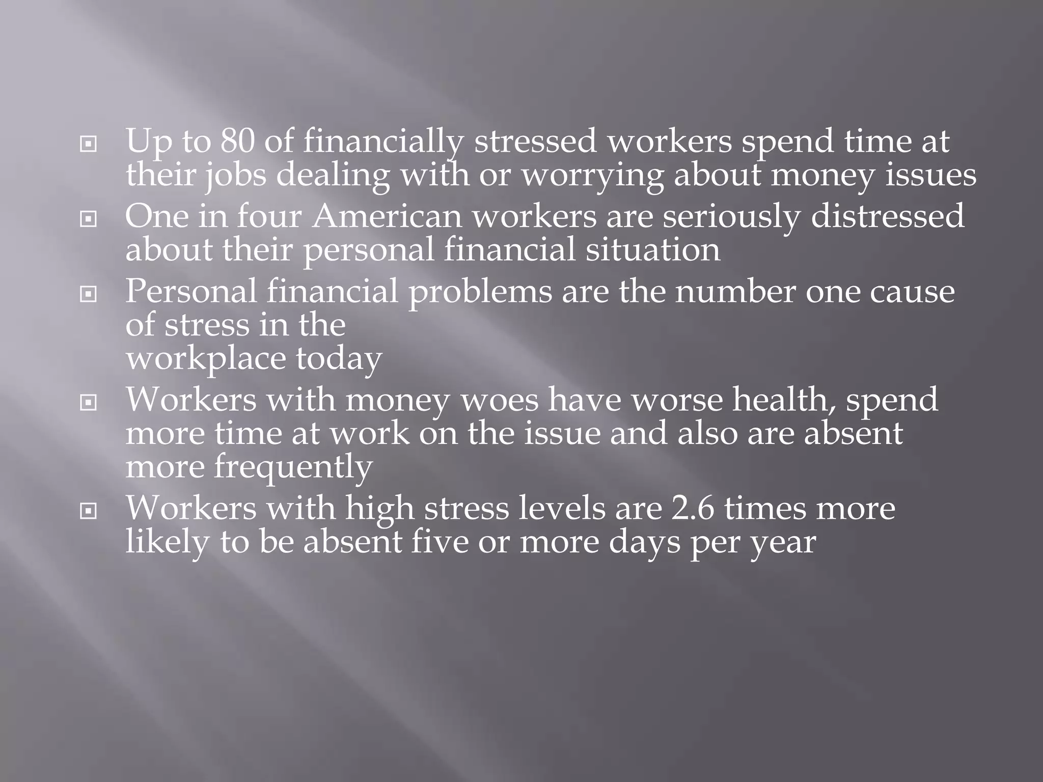 Financial education in the workplace | PPSX