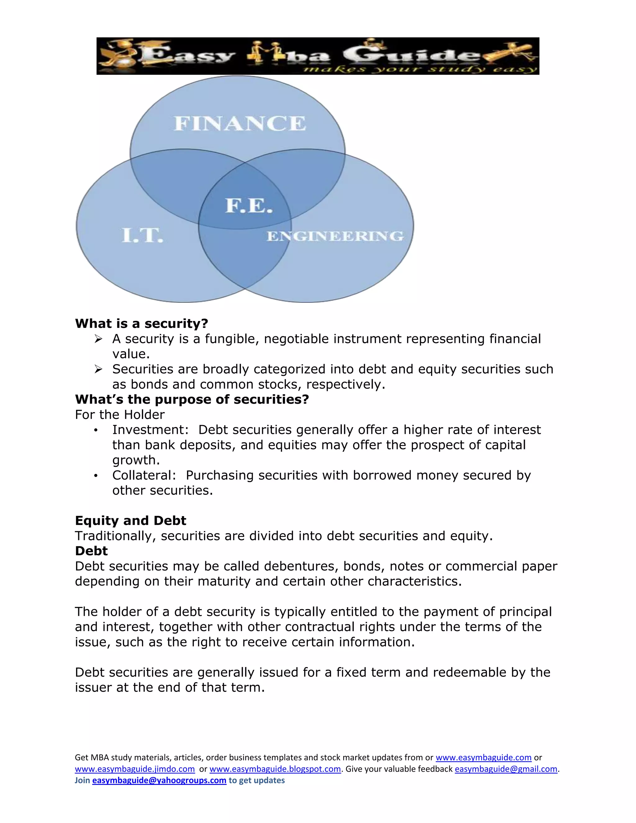 Financial Engineering 1 | PDF