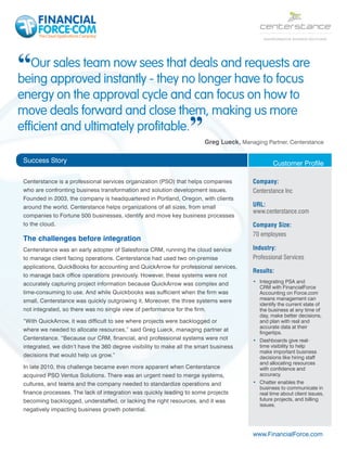 FinancialForce CaseStudy-Centerstance High | PDF