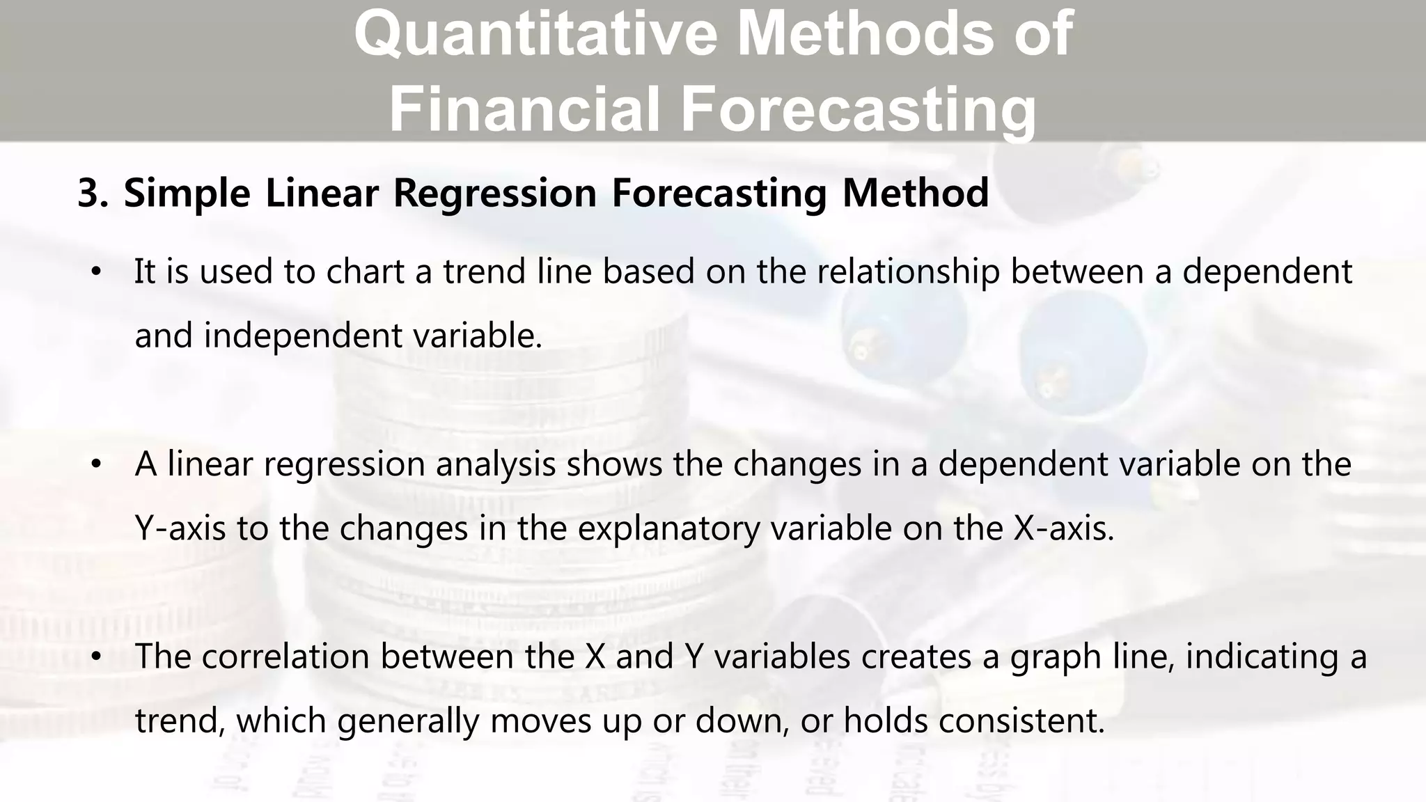 Financial forecasting | PPTX