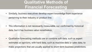 Financial forecasting | PPTX