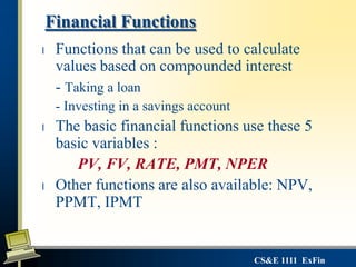Financial Functions.ppt