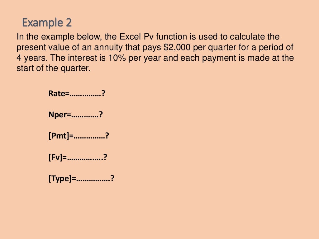 Financial Functions In Excel Financial Functions In Excel