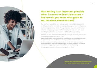 Goal setting for a better financial future. | PDF