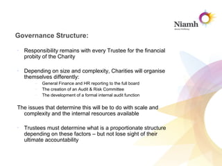 Financial governance and the role of the board | PPT