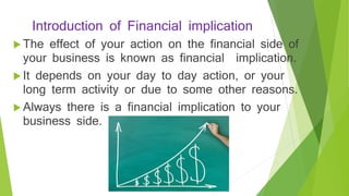 Financial implication of a textile | PPTX