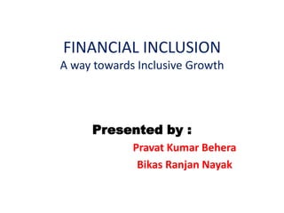 Financial inclusion | PPT