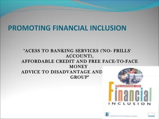 Financial inclusion | PPT