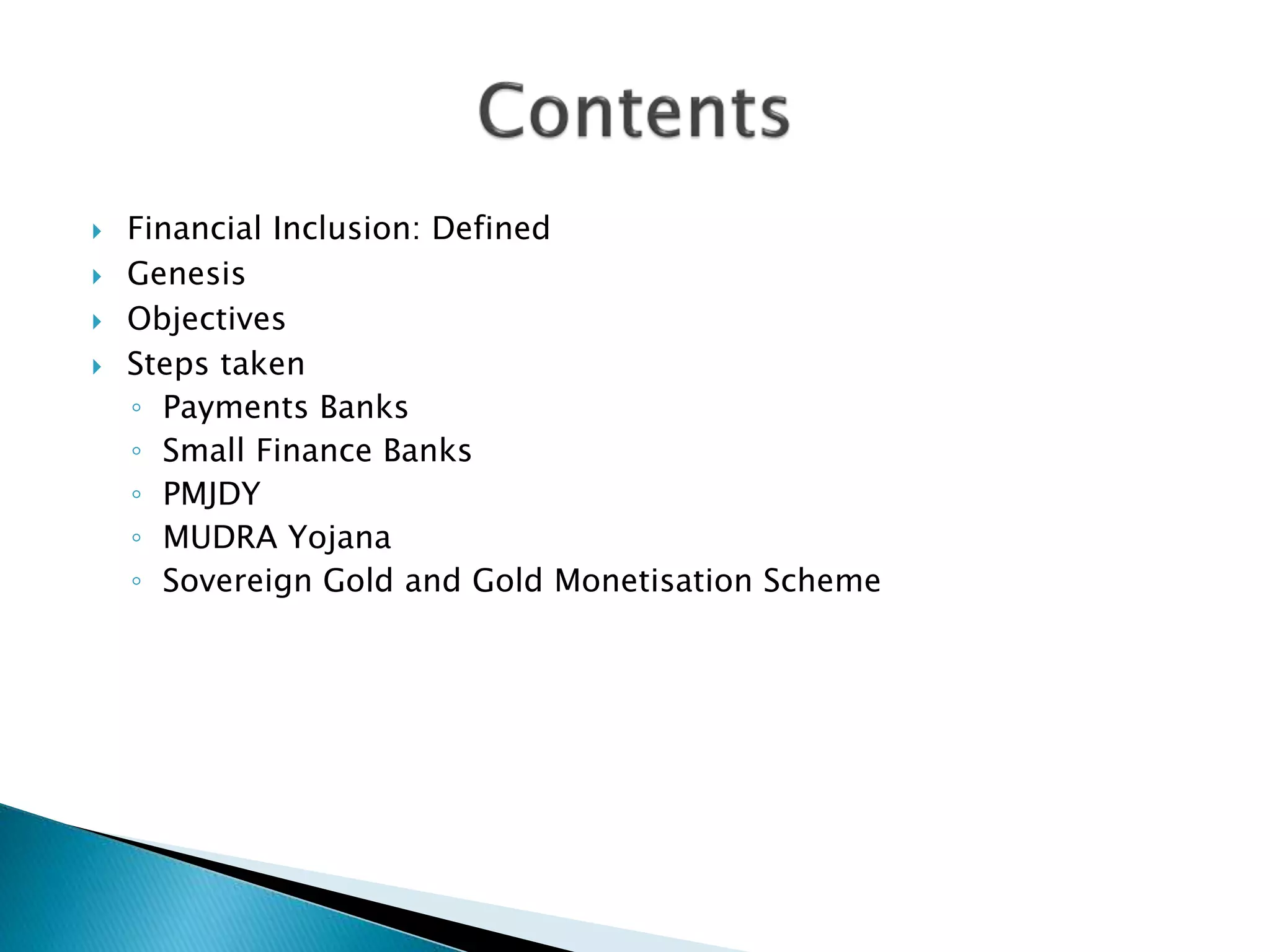 Financial inclusion | PPTX