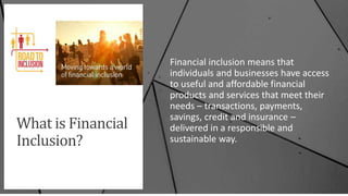 Financial inclusion | PPT