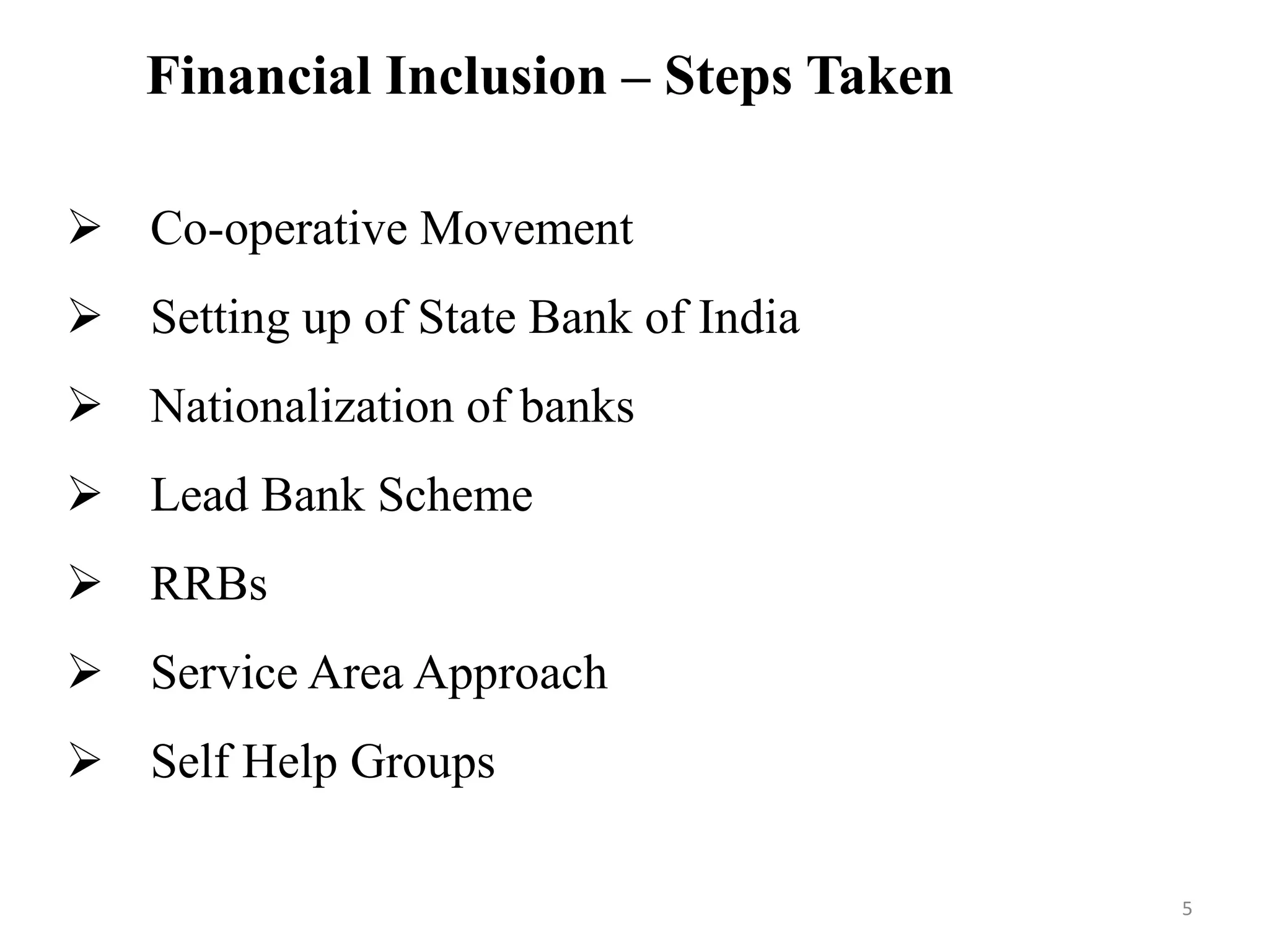 Financial Inclusion | PPTX