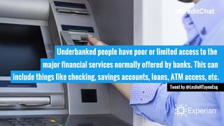 Financial inclusion ways to help the underbanked | PDF | Credit Cards ...