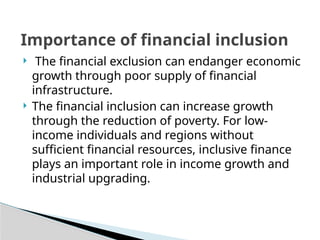 Financial Inclusion and Economic Growth Linkage.pptx