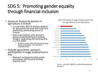 Financial inclusion to achieve the Sustainable Development Goals in ...