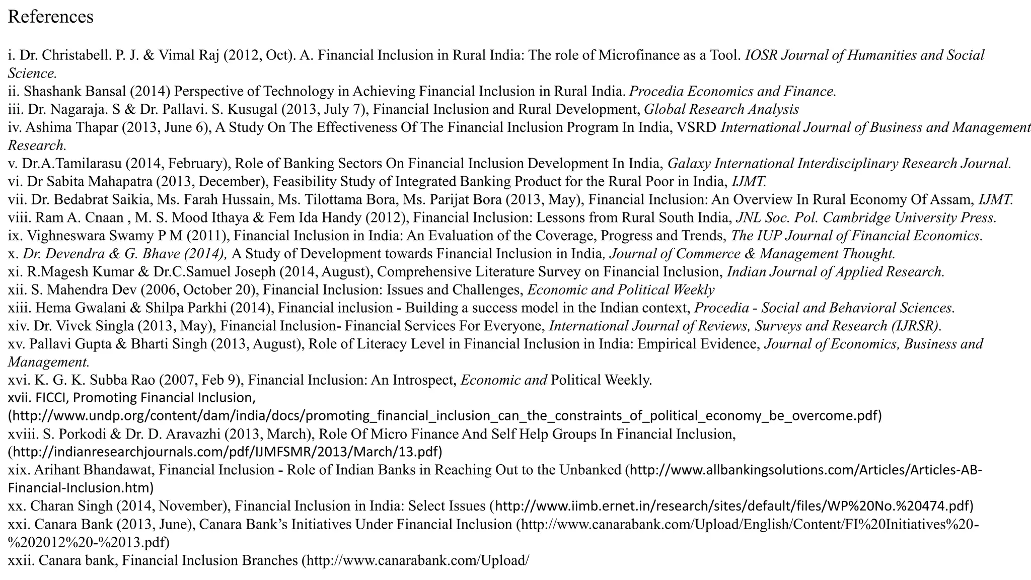 Financial inclusion in rural areas | PPTX