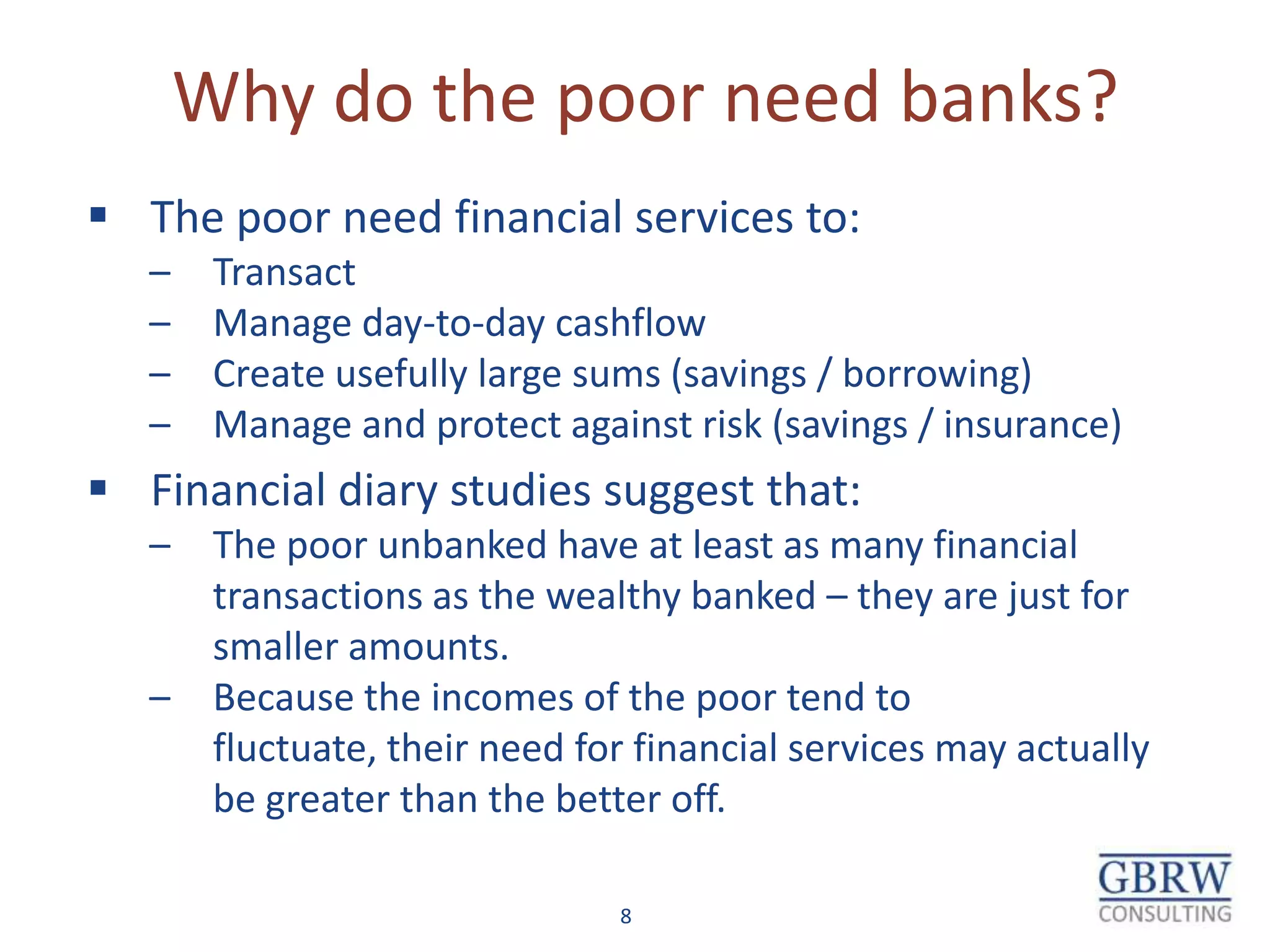 Financial Inclusion: Landscape and Challenges | PPTX